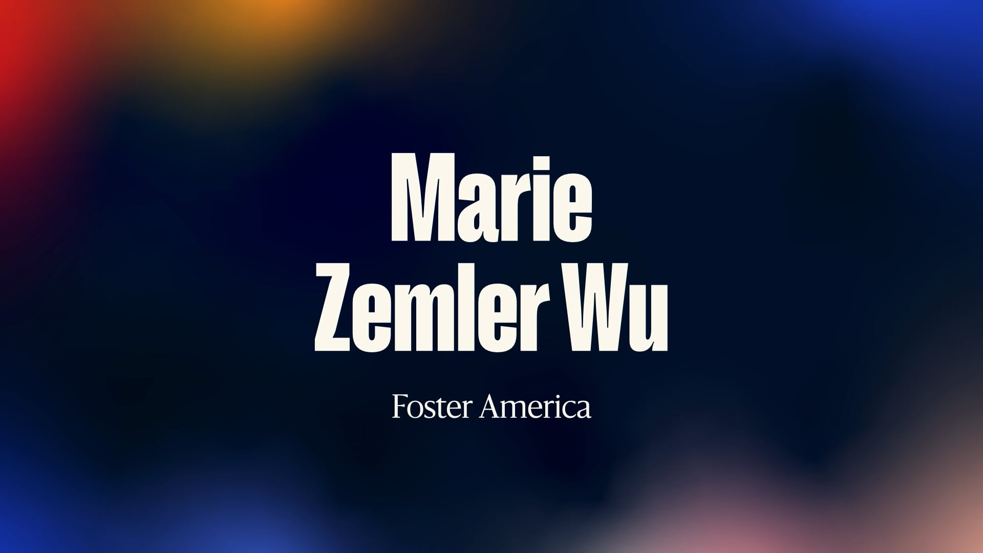 Hear Co-founder and Executive Director Marie Zemler Wu talk about the ...